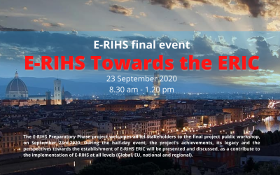 E-RIHS Towards the ERIC | E-RIHS.it